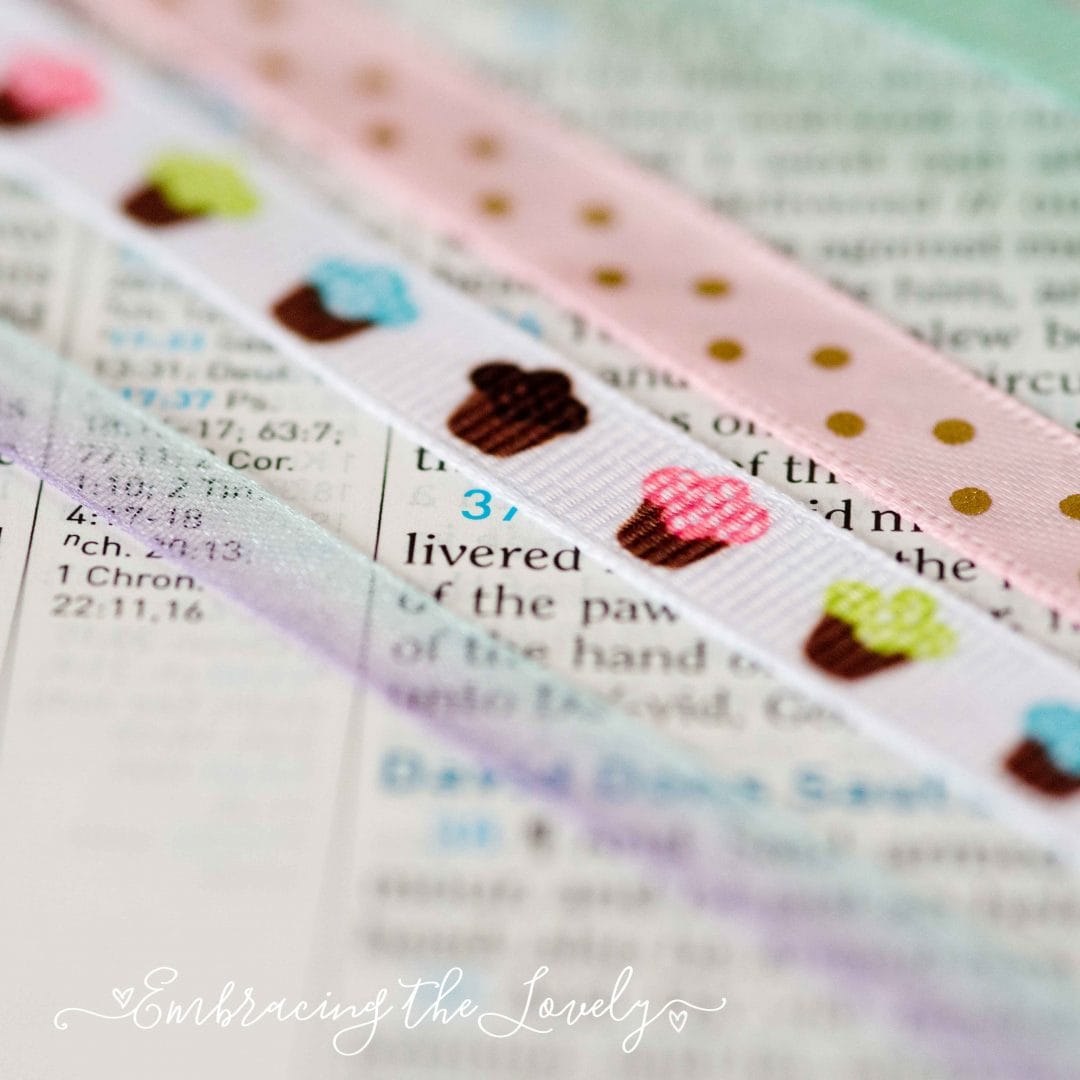 How to Add More Ribbons to Your Bible With This Bible Ribbon Bookmarks ...