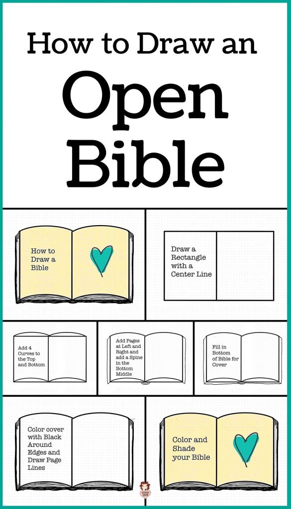 How to Doodle a Bible 4 Easy Ways- How to Doodle a Book 4 Easy Ways