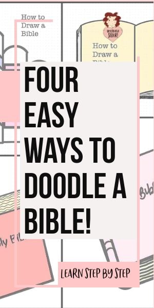 How to Doodle a Bible 4 Easy Ways- How to Doodle a Book 4 Easy Ways