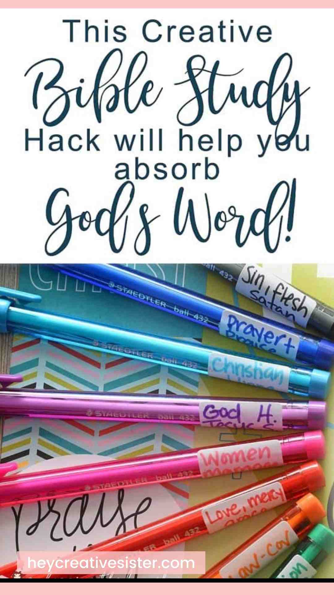 Color Code Your Pens with this great DIY Bible Marking Color Code
