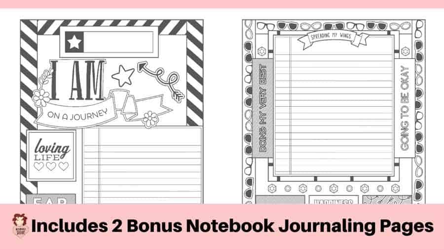 Notebook Printable Journal Page Full Price - Hey Creative Sister