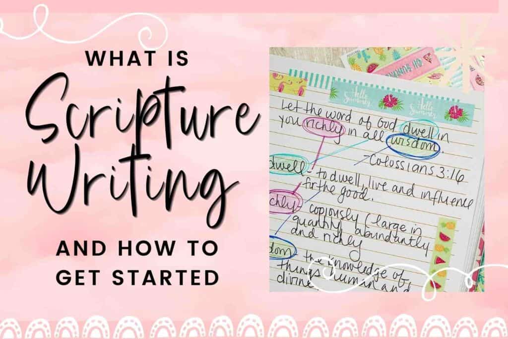 The Ultimate Guide To Scripture Writing [Hand Writing Bible Verses ...