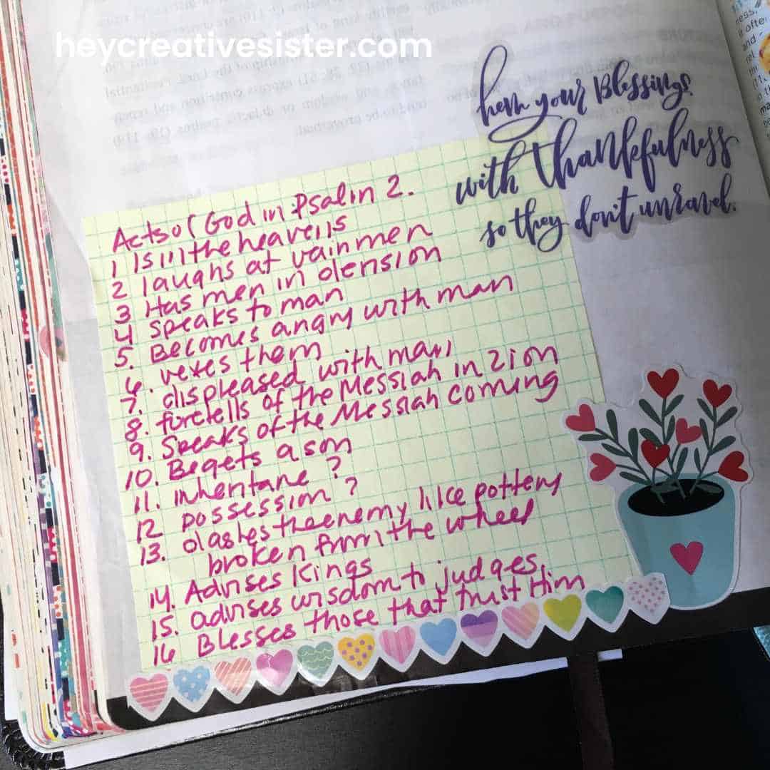 15 Bible Note Taking Methods For Your Personal Bible Study